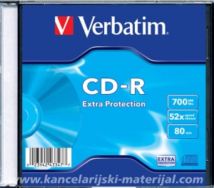 VERBATIM CD-R 700MB 52x 80min Slim