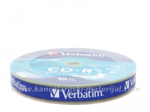 VERBATIM CD-R 700MB 1/10 Wrap (u foliji)
