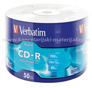 VERBATIM CD-R 700MB 1/50 Wrap (u foliji)