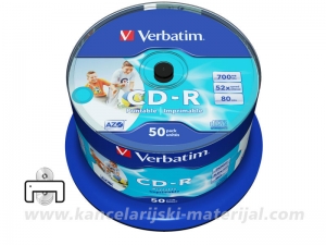 VERBATIM CD-R PRINTABLE 1/50 spindle
