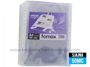 FORNAX U folija 50mic CRYSTAL A4 1/100