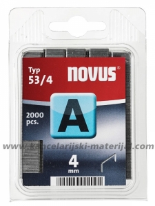 NOVUS klamerice 53/4 Tip A, 1/2000