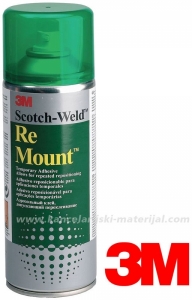 3M ReMount 400ml lepak u spreju