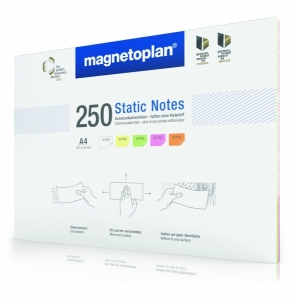 MAGNETOPLAN Static notes A4 (5x50 kom, 250L)