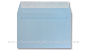 Koverta samolepljiva plava B6 120x180 70g