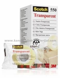 3M SCOTCH Transparent 550 selotejp 19x33 u celofanu