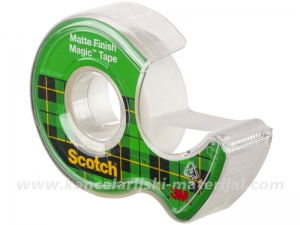 3M SCOTCH 810 MAGIC TAPE selotejp na stalku, 19mm x 7.5m