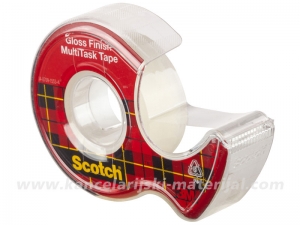 3M SCOTCH Crystal 600 selotejp 19mm x 7.5m na stalku