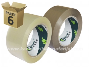 6x HYSEAL široka selotejp traka za pakovanje 48mm x 60m - 89.00 din/kom