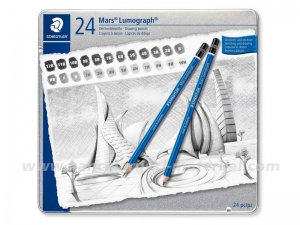 STAEDTLER Mars Lumograph grafitna olovka U SETU 1/24