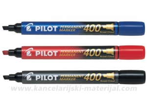 PILOT Permanent marker 400, kosi vrh