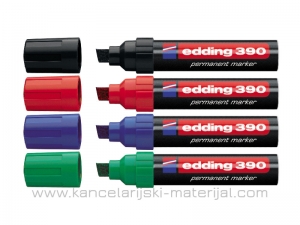 EDDING E-390 permanentni marker, deblji kosi vrh 4-12mm