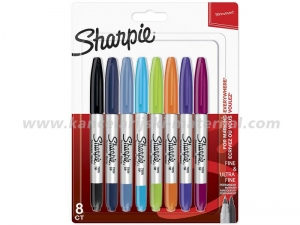 SHARPIE marker Twin tip - dvostrani SET 1/8