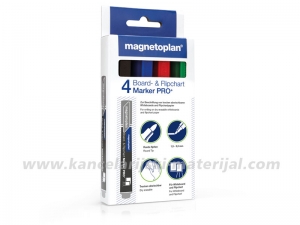 MAGNETOPLAN set board/flipchart markera od 4 standardne boje: crni, plavi, crveni i zeleni