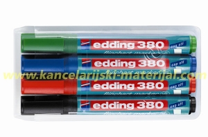EDDING flipchart marker 380 zaobljeni, set 1/4