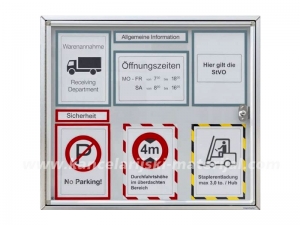 MAGNETOPLAN oglasna tabla 870x750mm, 6xA4 Whiteboard Indoor