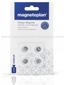 MAGNETOPLAN magneti za magnetne staklene table SET 1/4