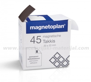 MAGNETOPLAN Takkis® magnetna traka sečena na 30x20mm 1/45