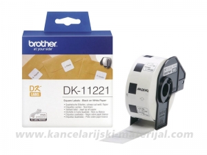 BROTHER DK-11221 kvadratna nalepnica 23x23mm