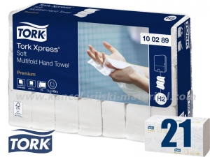 TORK H2 Xpress® Premium Soft složivi ubrus 1/21