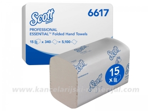 KIMBERLY CLARK 6617 Scott Essential ubrusi za ruke 1/15