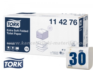 TORK T3 PREMIUM Extra Soft toalet papir u listićima 1/30