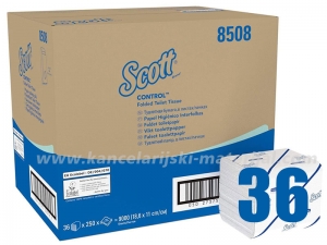 KIMBERLY CLARK 8508 Scott Performance toalet papir u listićima 1/36