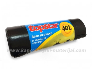 TOPSTAR kese za smeće ojačane 40L 1/12 sa trakom