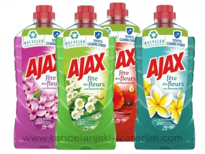 AJAX sredstvo za čišćenje podova FLORAL FIESTA 1000ml mix pakovanje