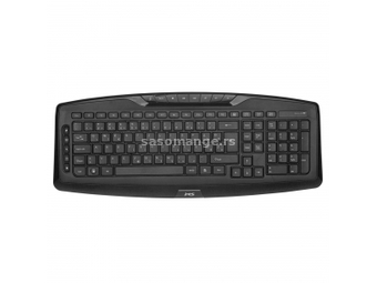 MS ALPHA M305 bežična tastatura crna