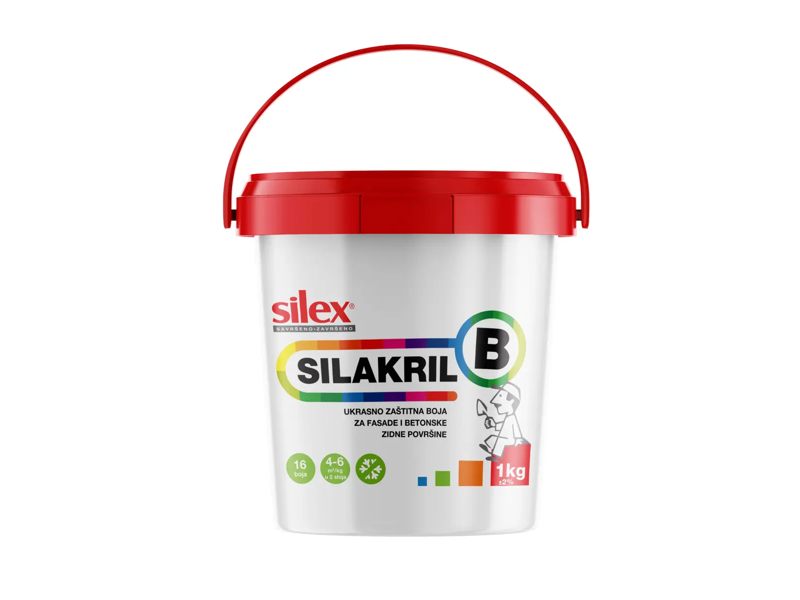 Silex SILAKRIL B terakota 1 kg