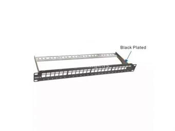 Mirsan patch panel 19, 1U sa 24 slotova ,bez modula MR.19P24P1U.01