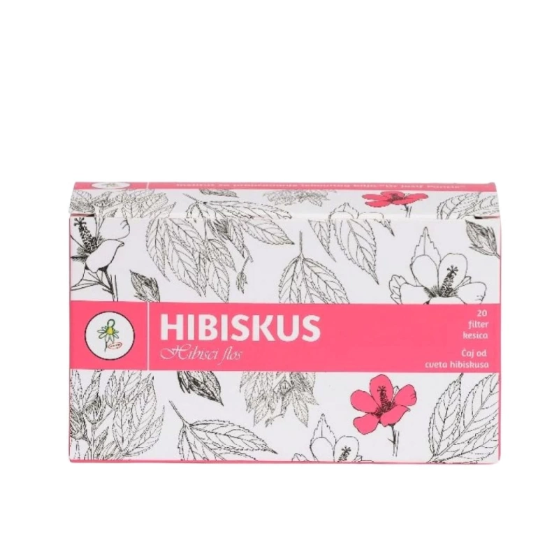 Filter čaj od cveta hibiskusa