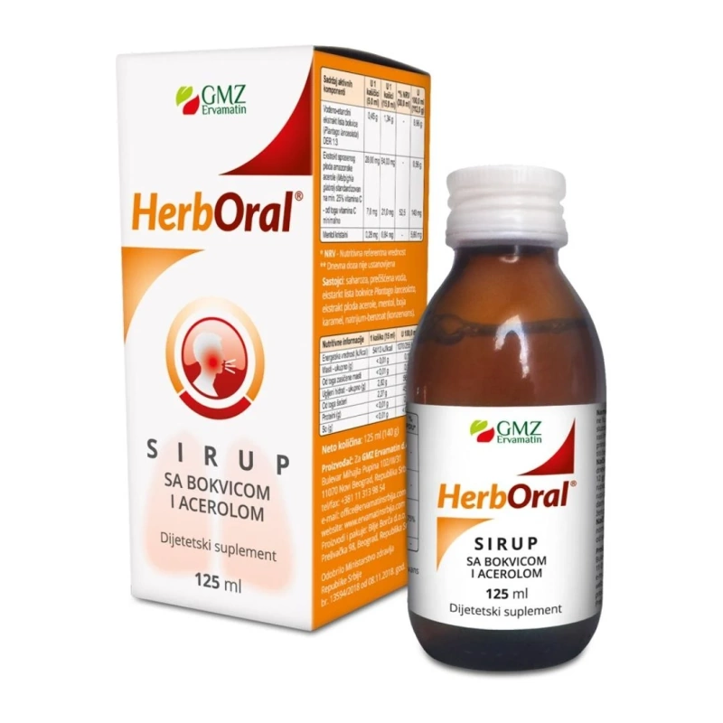 Herboral sa bokvicom i acerolom 125 ml