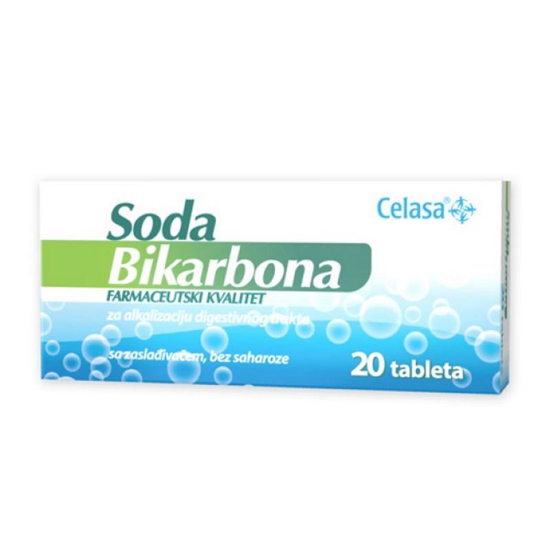 Soda bikarbona celasa tablete A20