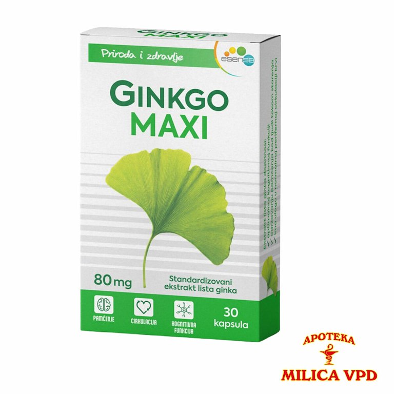 Ginkgo Maxi za pamćenje i koncentraciju 30 kapsula