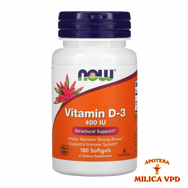 Now Vitamin D-3 400IU