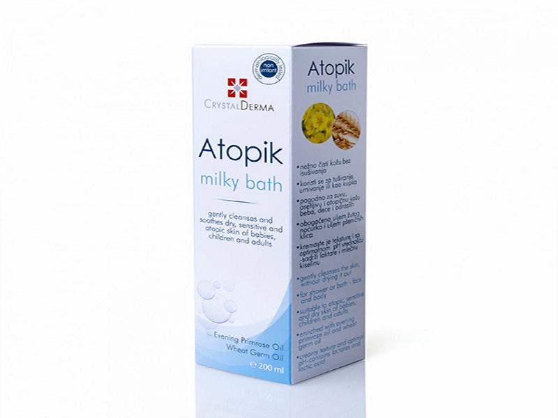 Atopik mlečna kupka 200 ml