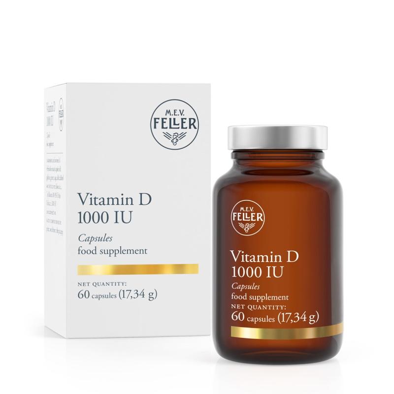 M.E.V. Feller D vitamin 1000 i.j. kapsule A 60