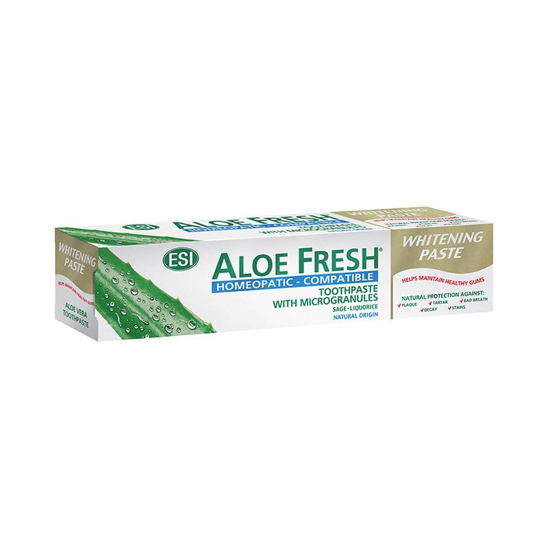 Aloe Fresh Homeopathic Whitening homeopatski kompatibilna pasta za zube 100 ml
