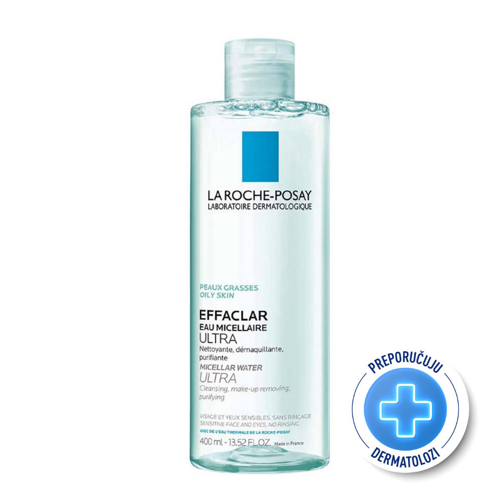 La Roche-Posay Effaclar Micelarna voda – masna i osetljiva koža 400 ml