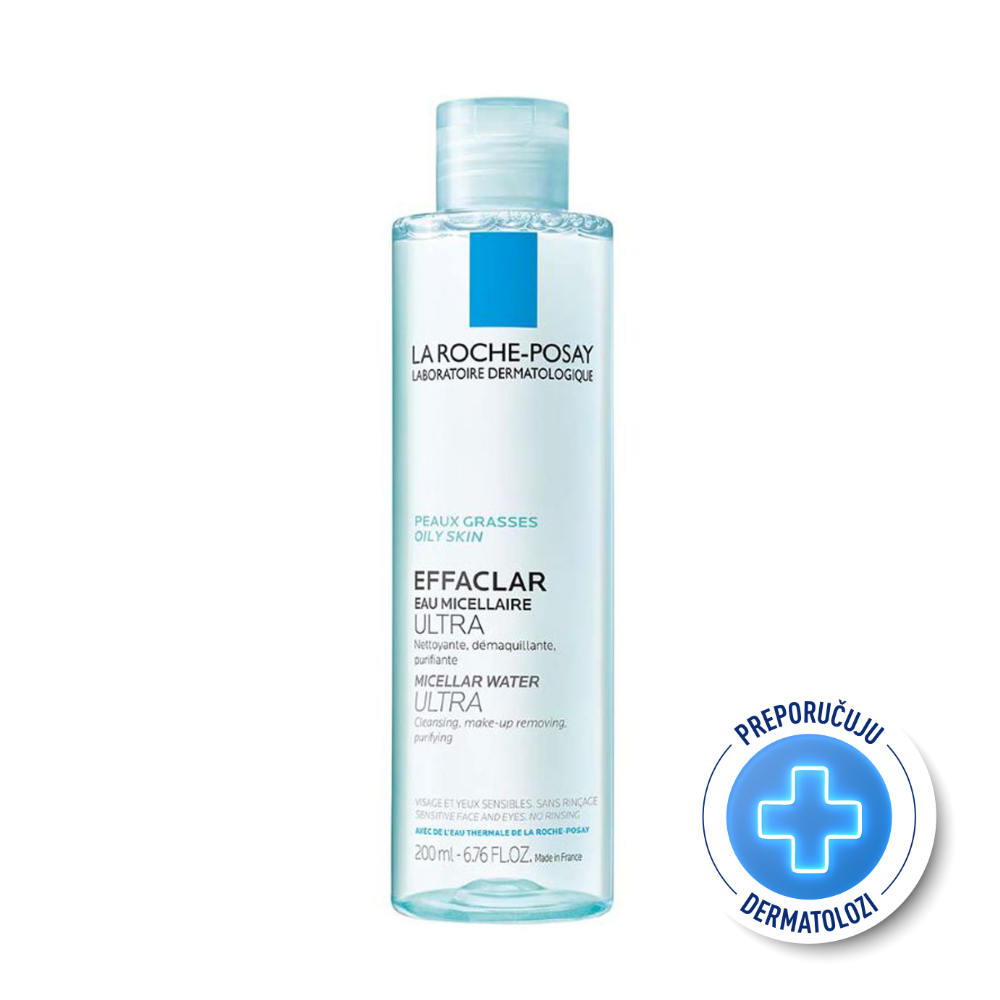 La Roche-Posay Effaclar Micelarna voda – masna i osetljiva koža 200 ml