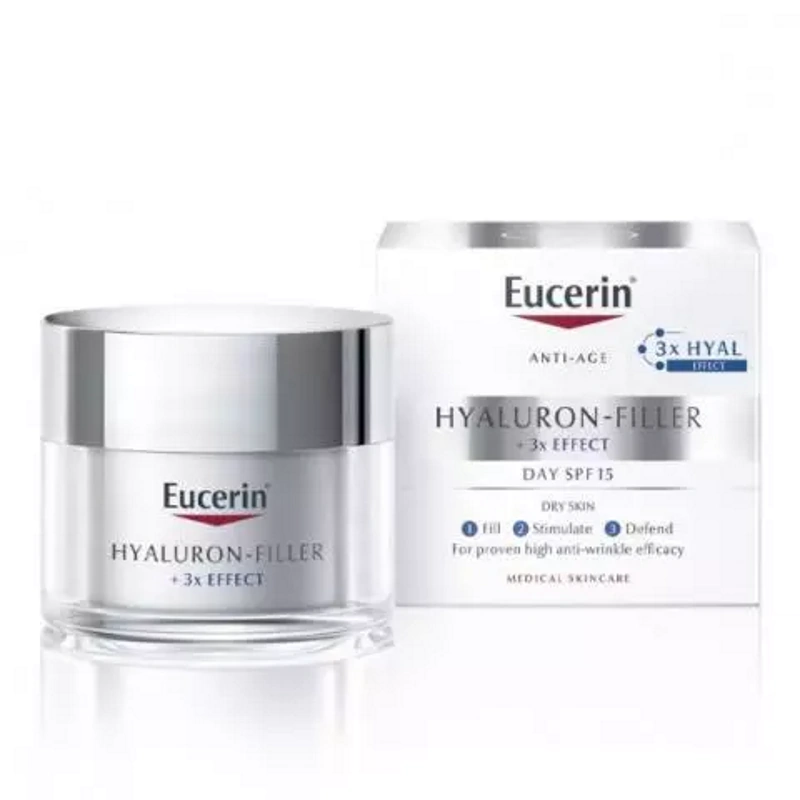 Eucerin Hyaluron-Filler dnevna krema za normalnu i mešovitu kožu SPF15 50 ml