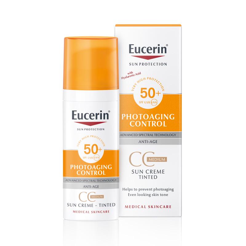 Eucerin Anti-age tonirana krema za zaštiru od sunca SPF 50+ tamna 50ml