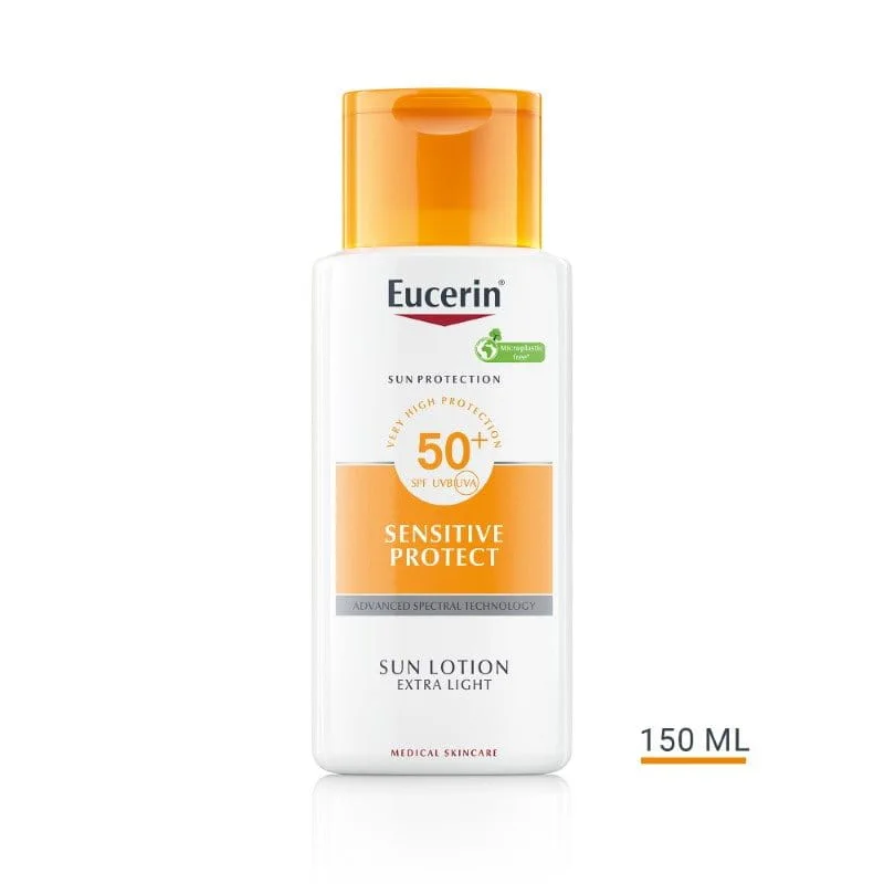 Eucerin Izrazito lagani losion za zaštitu osetljive kože od sunca SPF 50+ 150ml