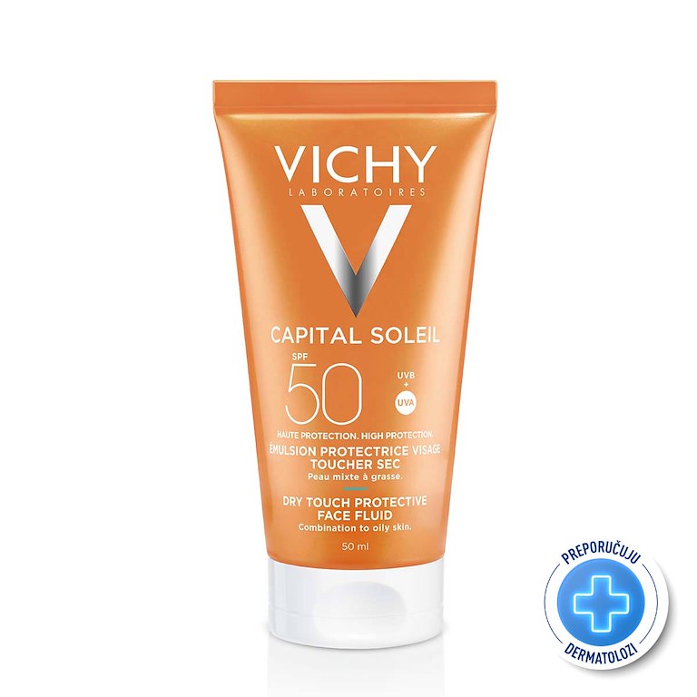 Vichy Capital Soleil – Dry touch finish za lice SPF 50+ 50ml