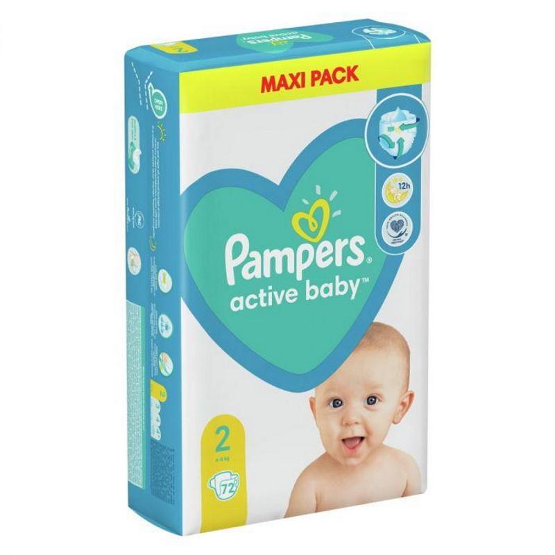 Pampers Active Baby 2 (4-8kg) A 72