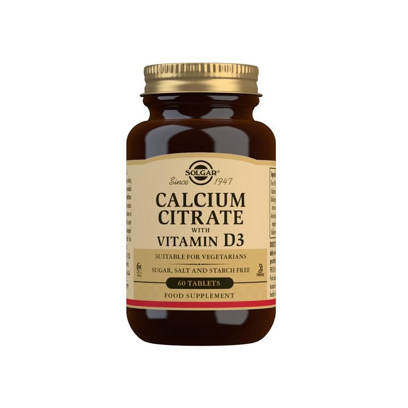 Solgar Kalcijum citrat + vitamin D3 A 60