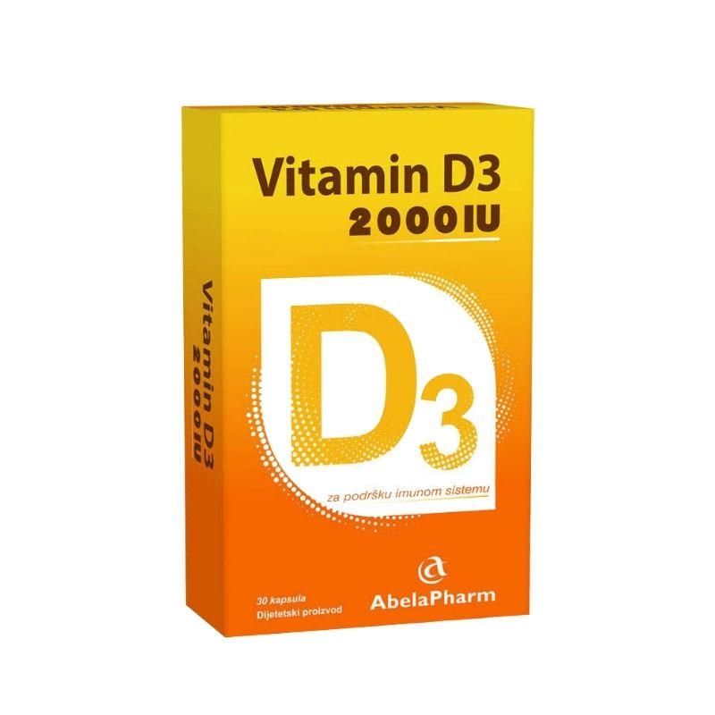 Vitamin D3 2000 IJ kapsule A 30