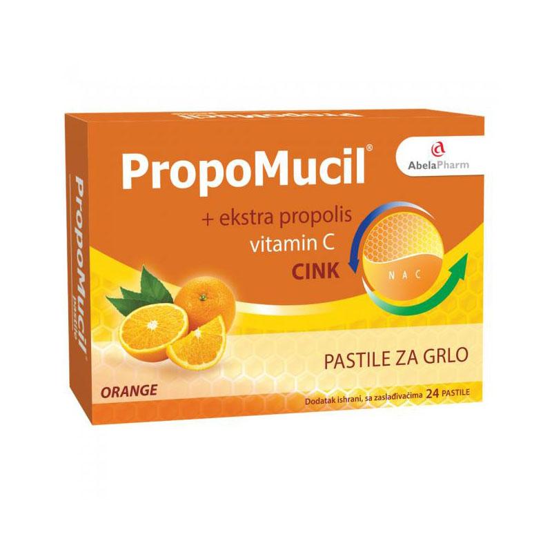 PropoMucil Pomorandža pastile A 24